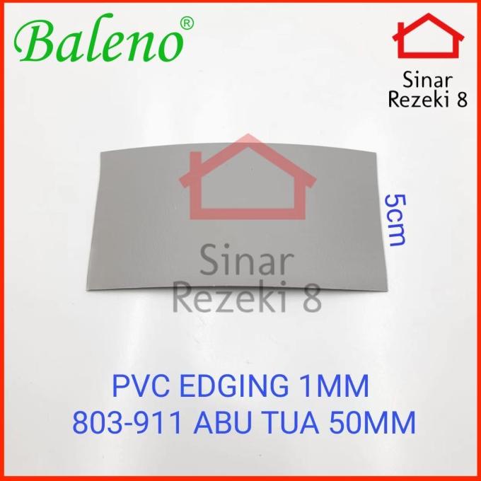 Jual best produk] Edging HPL 803-911 ABU Tua 50 mm / 5 cm PVC Pinggiran ...