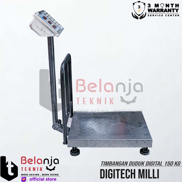 Jual Digitech Timbangan Duduk Digital 150 kg Milli Timbangan Digital 150kg keren | Shopee Indonesia