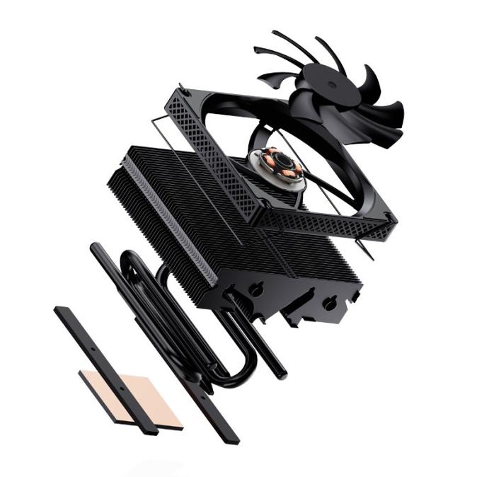 Jual JONSBO HX4170D BLACK CPU Fan Cooling / HSF Cooler LOW PROFILE ...