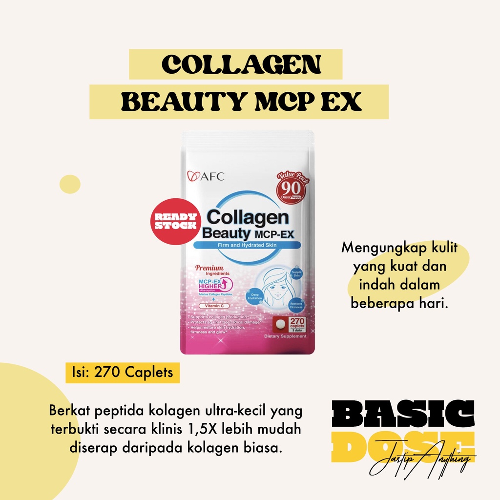 Jual [READY] AFC Collagen Beauty MCP-EX 270s (Firm & Hydrated Skin ...