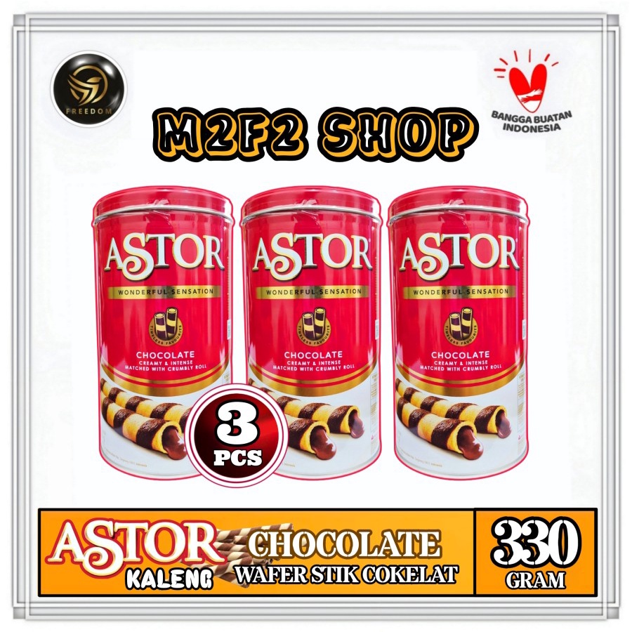 Jual ASTOR Wafer Stick Wonderful Sensation Double Chocolate | Cokelat ...