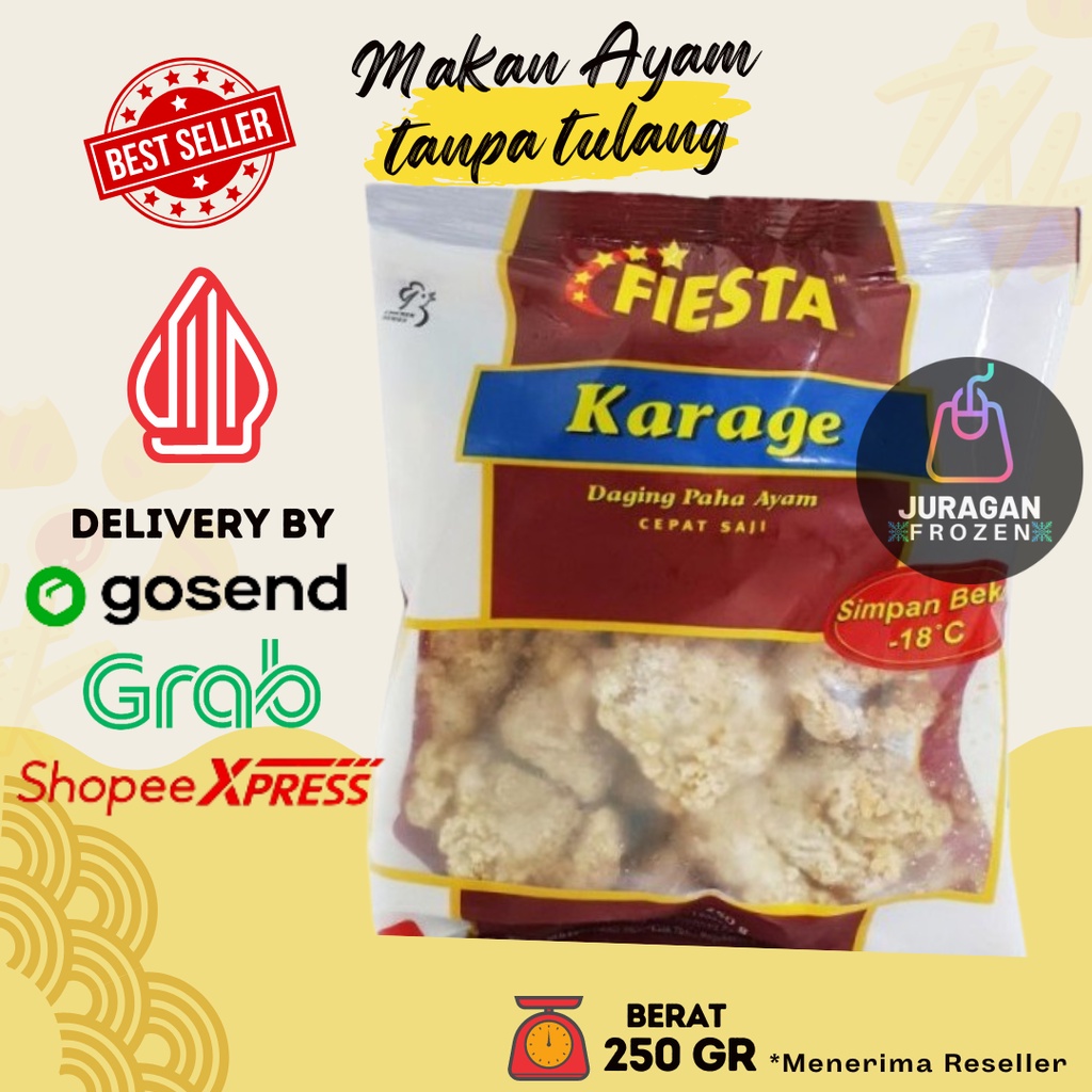 Jual FIESTA KARAGE PAHA AYAM FROZEN 250GR MURAH | Shopee Indonesia