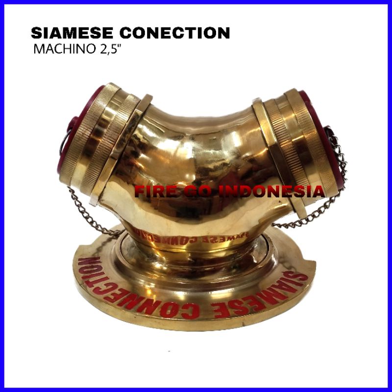 Jual Siamese Conection pemadam 4 x 2,5" x 2,5" Machino | Shopee Indonesia