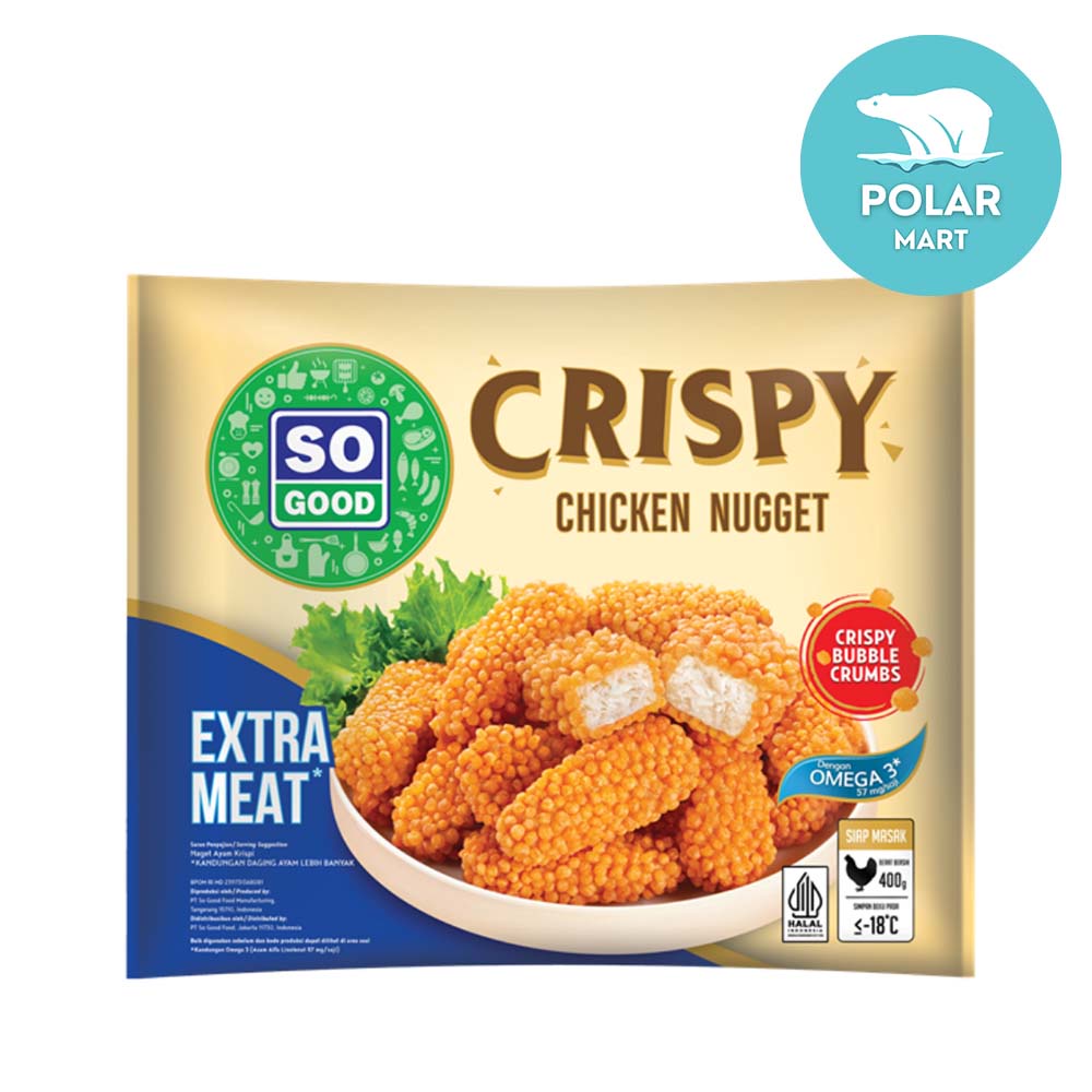 Jual So Good Crispy Chicken Nugget 400 Gram (FROZEN FOOD BANDUNG ...