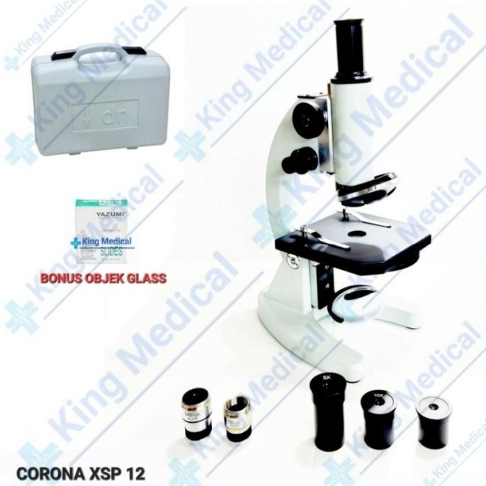 Jual Mikroskop Cahaya Xsp 12/Mikroskop Monokuler Smp Sma Pembesaran ...