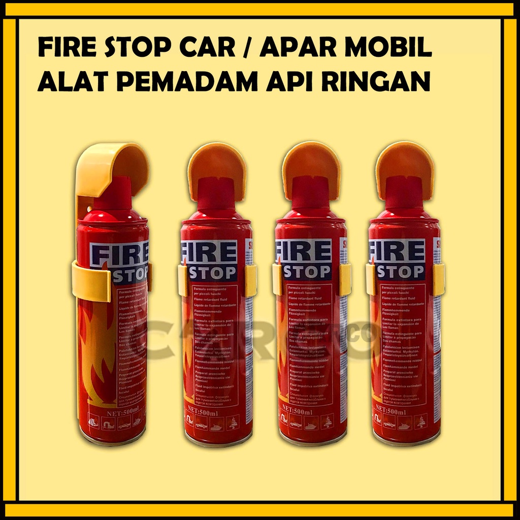 Jual Alat Pemadam Api Kebakaran Mobil 500ml Apar / Fire Stop Car 500ml ...