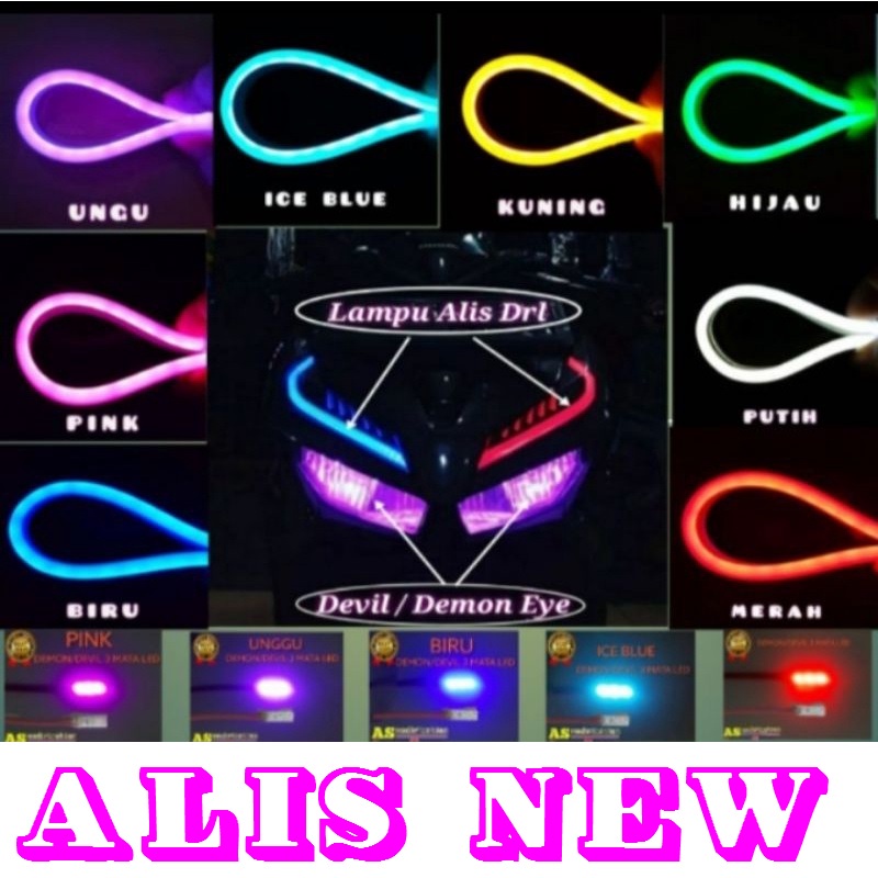 Jual LOR 36DEFG LAMPU ALIS NEW LED DRL 15/30/60/100CM FLEXIBEL VARIASI ...