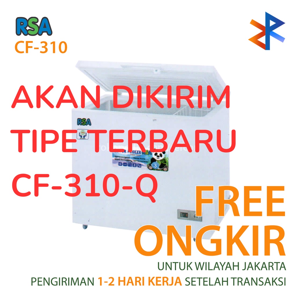 Jual Chest Freezer RSA CF-310Q/ CF310Q / CF 310 Q Freezer Box 310 liter ...