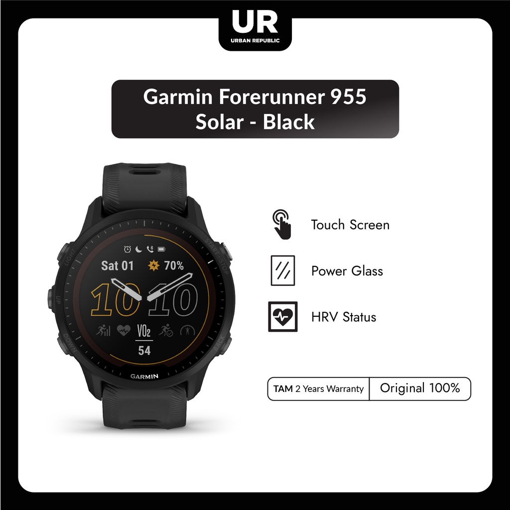 Jual Garmin Forerunner 955 Solar - Black | Shopee Indonesia