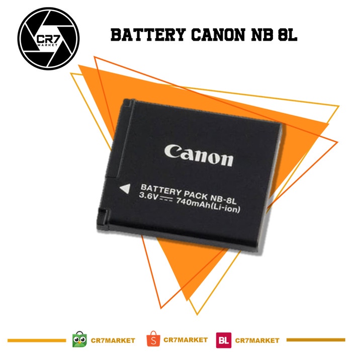 Jual Battery camera canon NB-8L | Shopee Indonesia