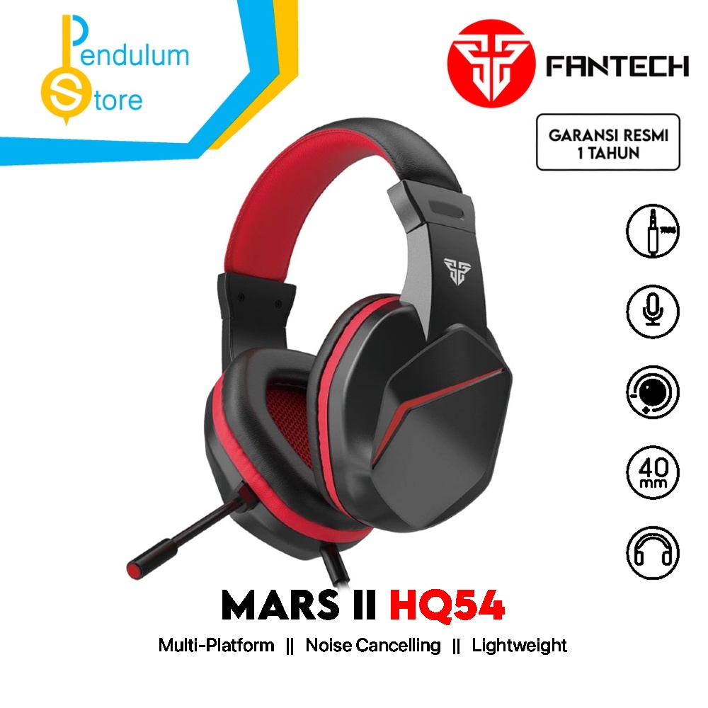 Jual Fantech MARS II HQ54 Headset Gaming Multi-Platfrom Noice ...