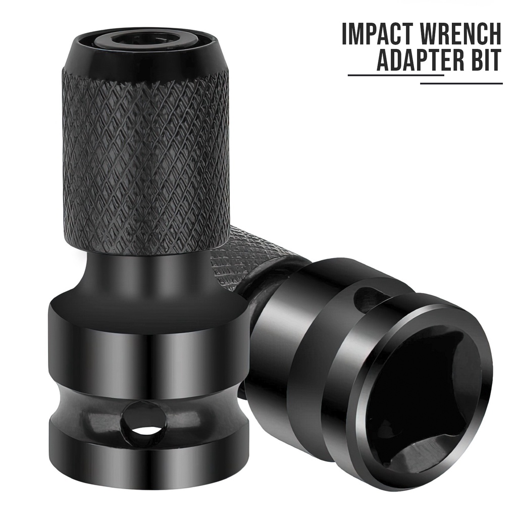 Jual Allefix Konektor Mata Obeng Adapter Impact Wrench 1/2 Inch ke 1/4 ...