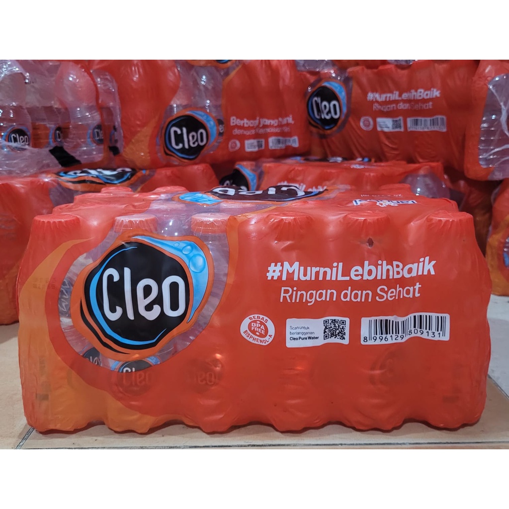 Jual CLEO AIR MINERAL 220 ML (ISI 24 BOTOL) | Shopee Indonesia