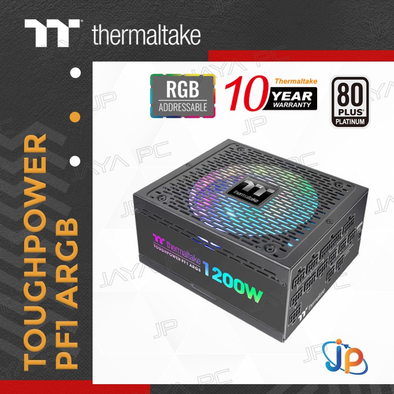 Jual Thermaltake ToughPower PF1 ARGB 1200W PSU/ 1200 Watt 80+ Platinum ...