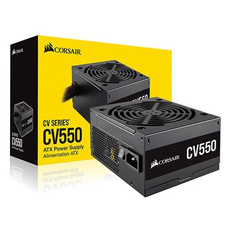 Jual POWERSUPPLY CORSAIR CV550 550W 80+ BRONZE CERTIFIED CV SERIES 550 ...