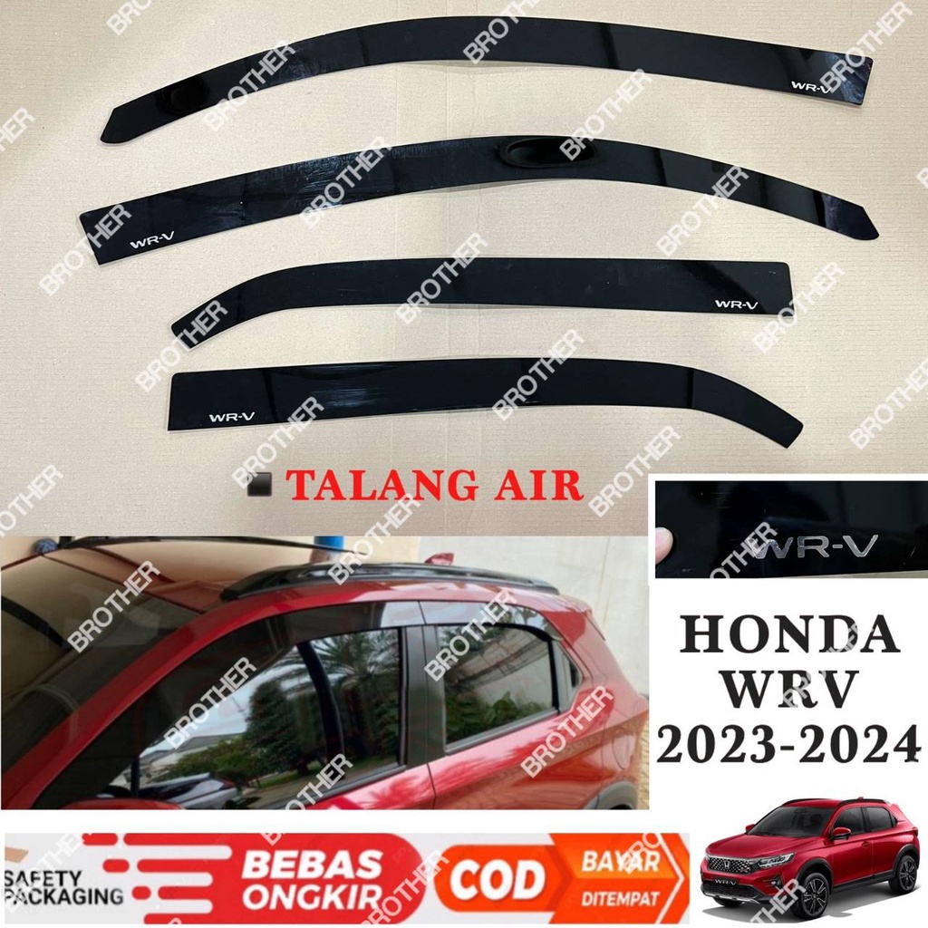 Jual Talang Air Honda WRV WR-V 2022 2023 2024 Side Visor Hitam | Shopee Indonesia