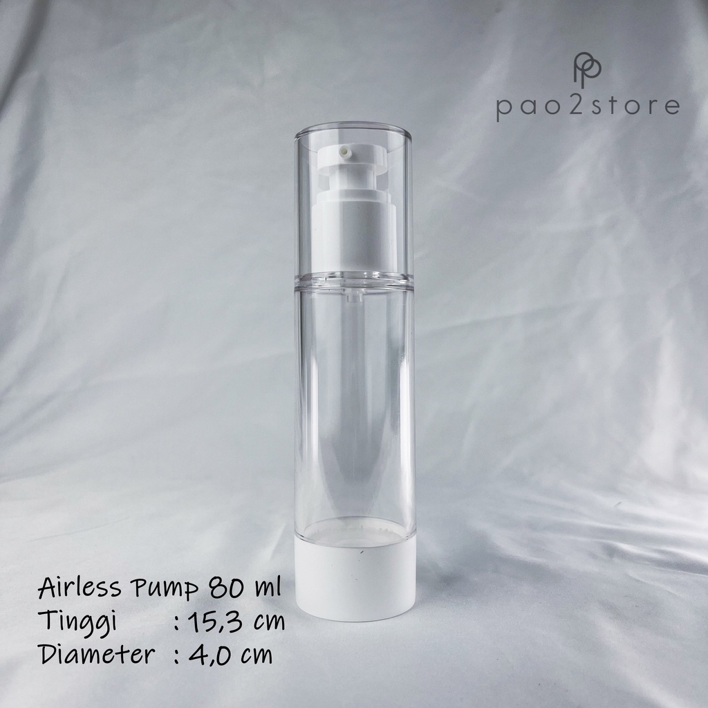 Jual Botol Airless PUMP - Lotion / Serum Travel Size Refillable Bottle ...