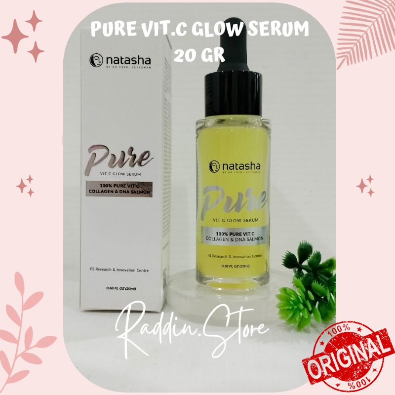 Jual PURE VIT C GLOW SERUM/PURE VITAMIN C/SERUM NATASHA/VITAMIN C MURNI ...