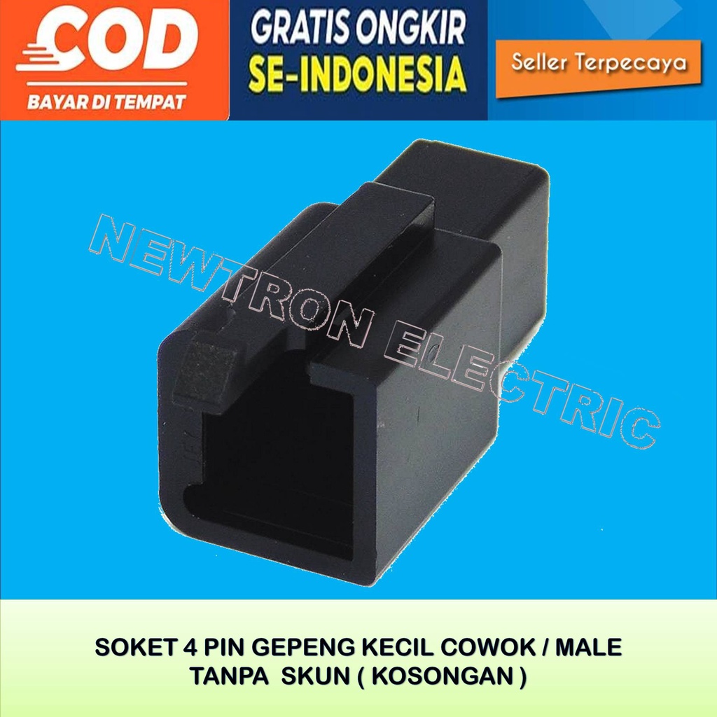 Jual SOKET 4 PIN MALE HITAM SOCKET KABEL 4 PIN MALE HITAM SOKET 4 PIN ...