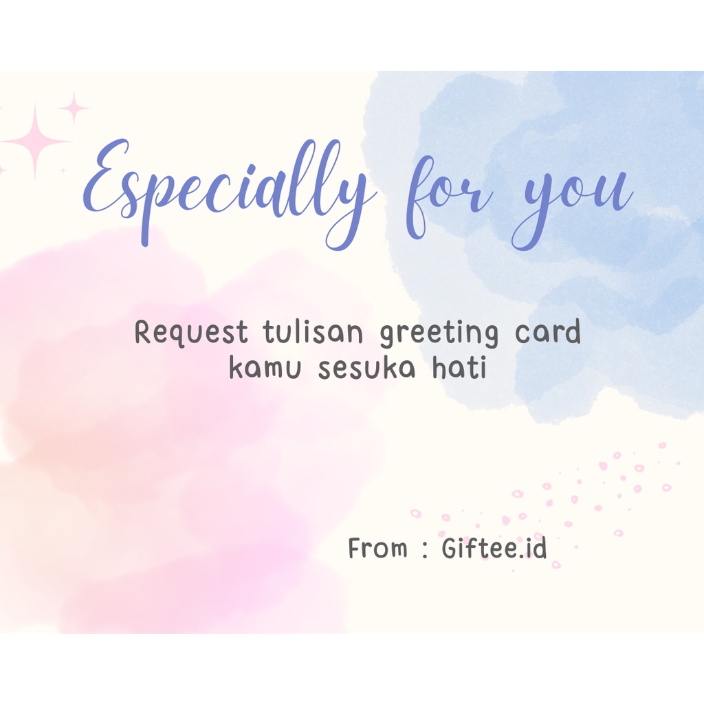 Jual GREETING CARD CUSTOM KARTU UCAPAN UKURAN 11 X 8 CM GIFT CARD ...