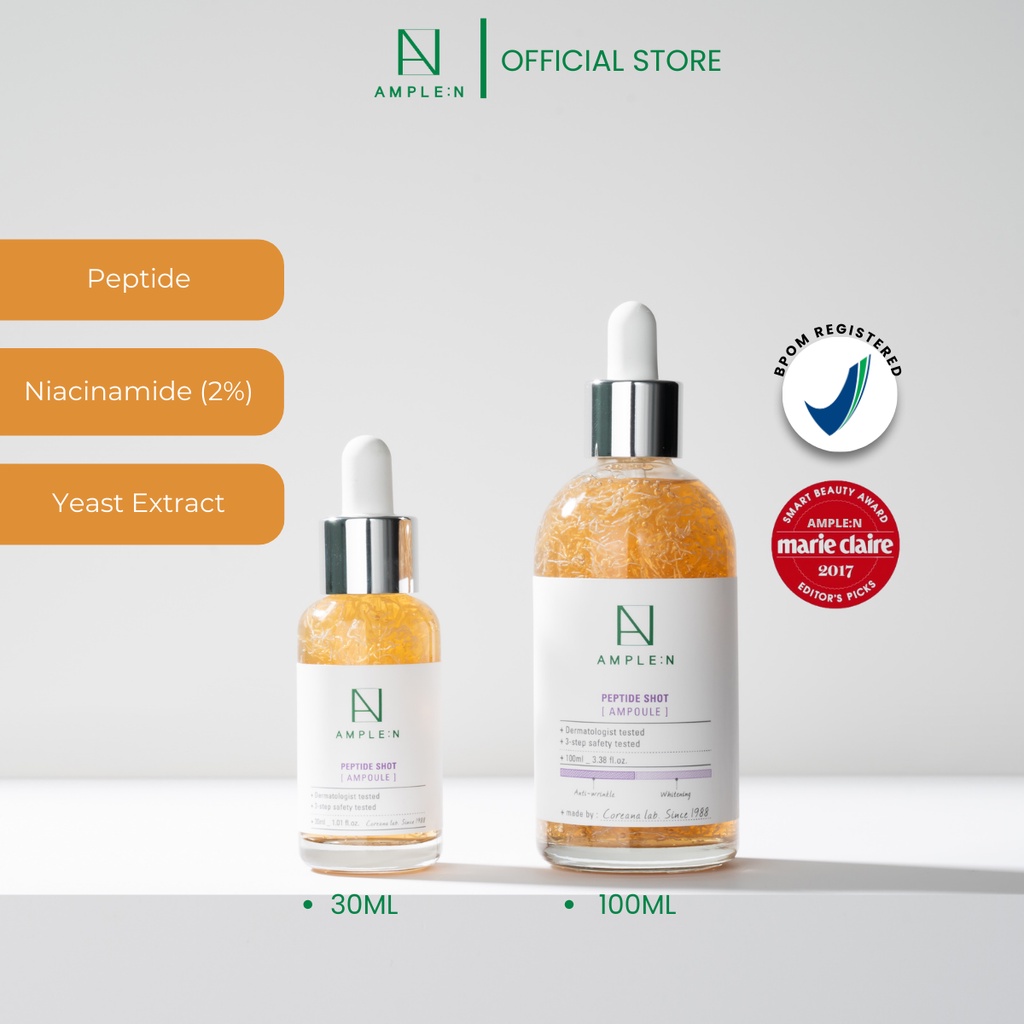 Jual Ample N Peptide Shot Ampoule 30 Ml 100 Ml Shopee Indonesia