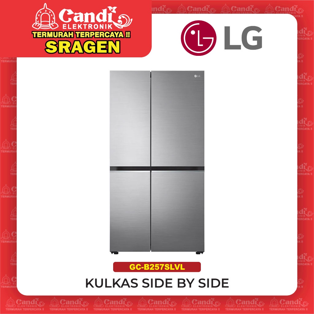 Jual LG Kulkas Side by Side 694 Liter Smart Inverter Compressor - B257SLVL | Shopee Indonesia