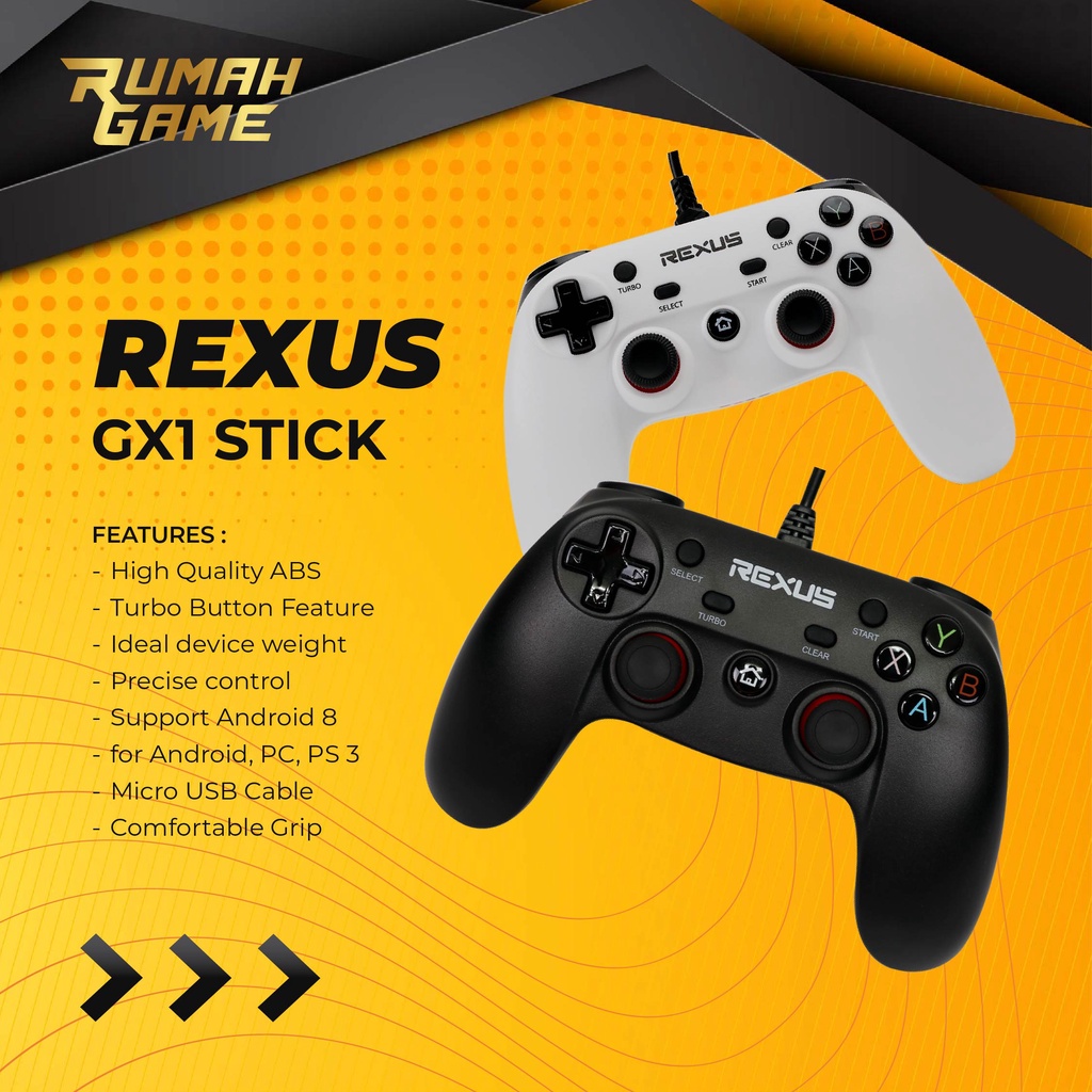 Jual Rexus Gladius GX1 Pro Gaming Gamepad / Joystick / Stick | Shopee ...