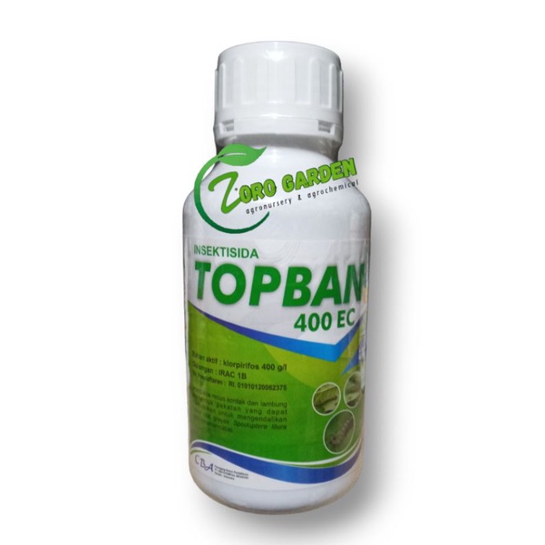 Jual TOPBAN 400EC INSEKTISIDA ULAT RAYAP ISI 100ML / 250ML / 500ML / 1 ...