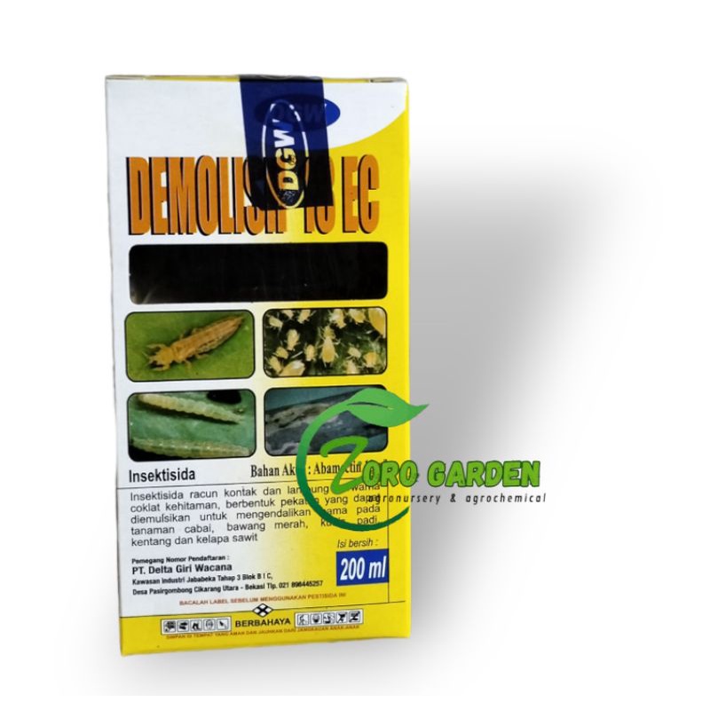 Jual DEMOLISH 18EC ISI 200ML INSEKTISIDA ABAMEKTIN | Shopee Indonesia