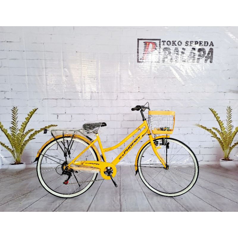 Jual Sepeda Mini Keranjang 26 New PHOENIX 8860 City Bike CTB Anak ...