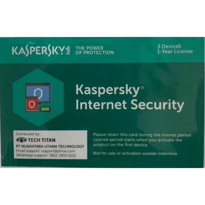 Jual Kaspersky Internet Security 3 Devices Medialess | Shopee Indonesia