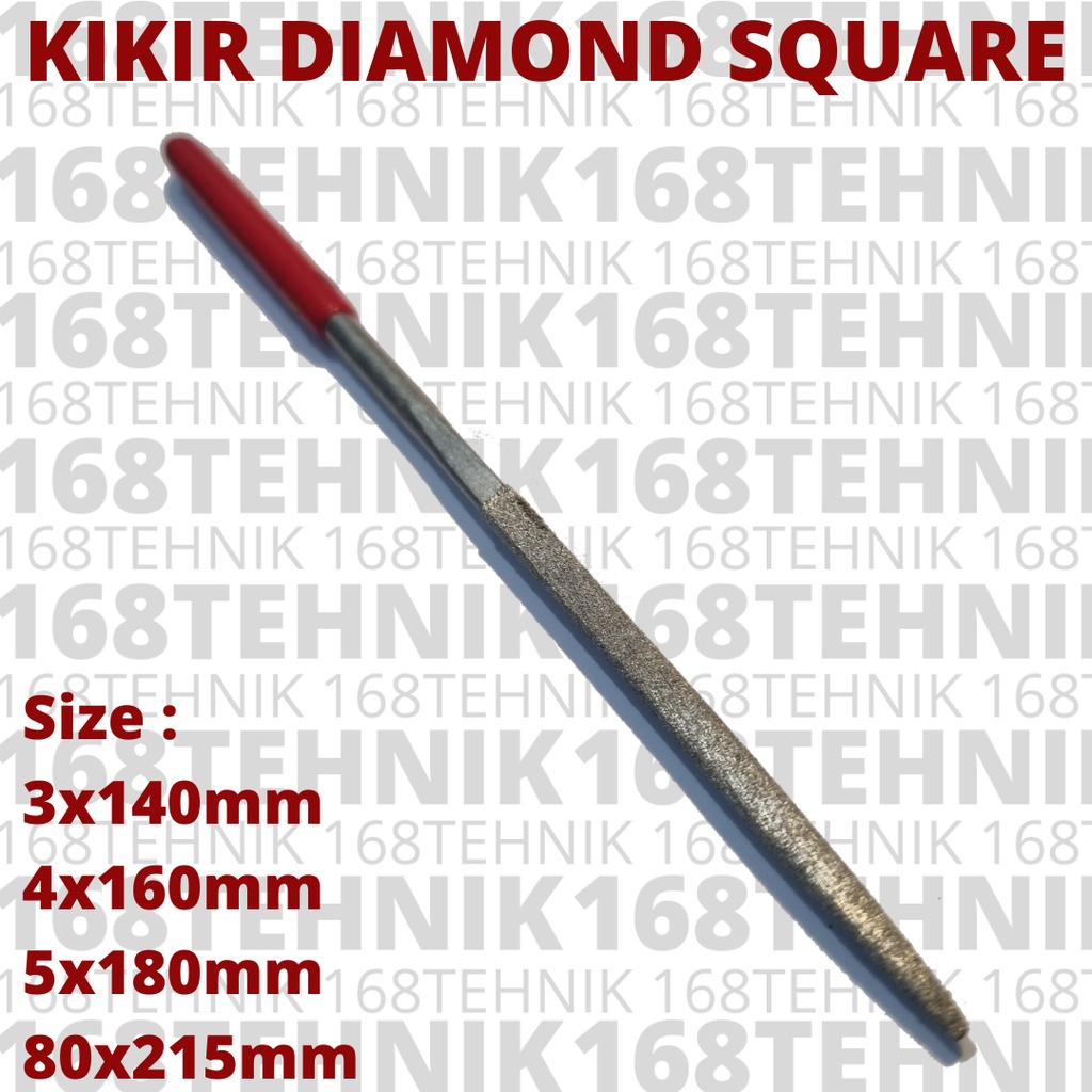 Jual KIKIR 80X215 BENTUK SQUARE / DIAMOND FILE / KIKIR INTAN MODEL ...