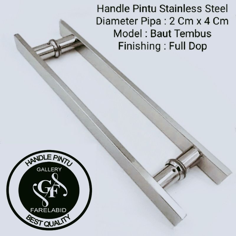 Jual Handle Pintu Kaca 100 Cm Gagang Pintu Alumunium Baut Tembus 1 ...