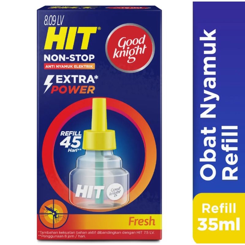 Jual HIT Good Knight Xpress Refill 35ml / Fresh / Apple / Classic ...