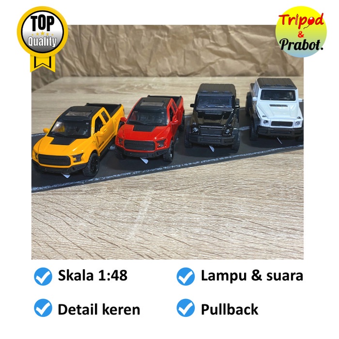 Jual FLASH SALE!!! MINIATUR MOBIL PICK UP DOUBLE CABIN MIRIP FORD ...
