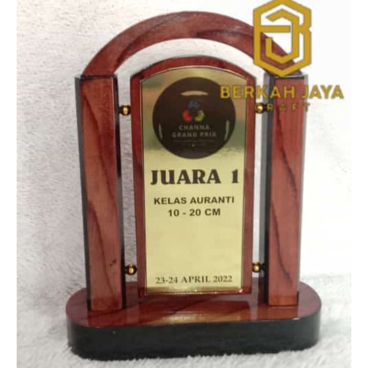 Jual Vandel Kayu MDF Model Gapura/ Vandel Visuda / Penghargaan / Vandel ...