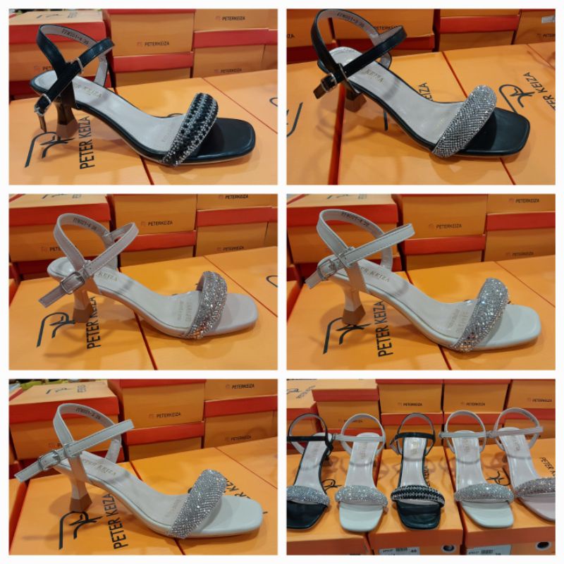 Jual Heels tali blink2/ pesta Peter keiza original | Shopee Indonesia