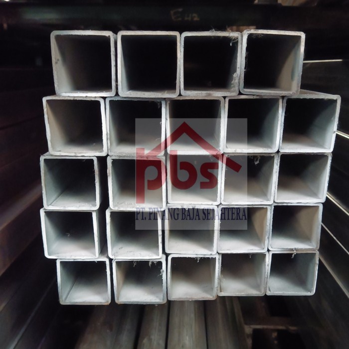 Jual Besi Stall Hollow/ Hollo / Holo GALVANIS 50x50 (1.4mm 1.8mm 2mm ...