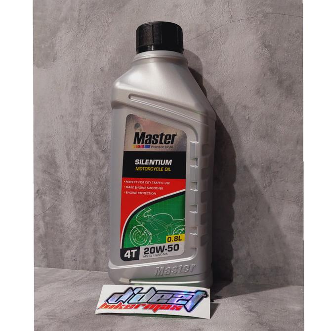Jual OLI MASTER 4T SILENTIUM OLI MOTOR 20w-50 OLI MESIN MOTOR 20w50 | Shopee Indonesia
