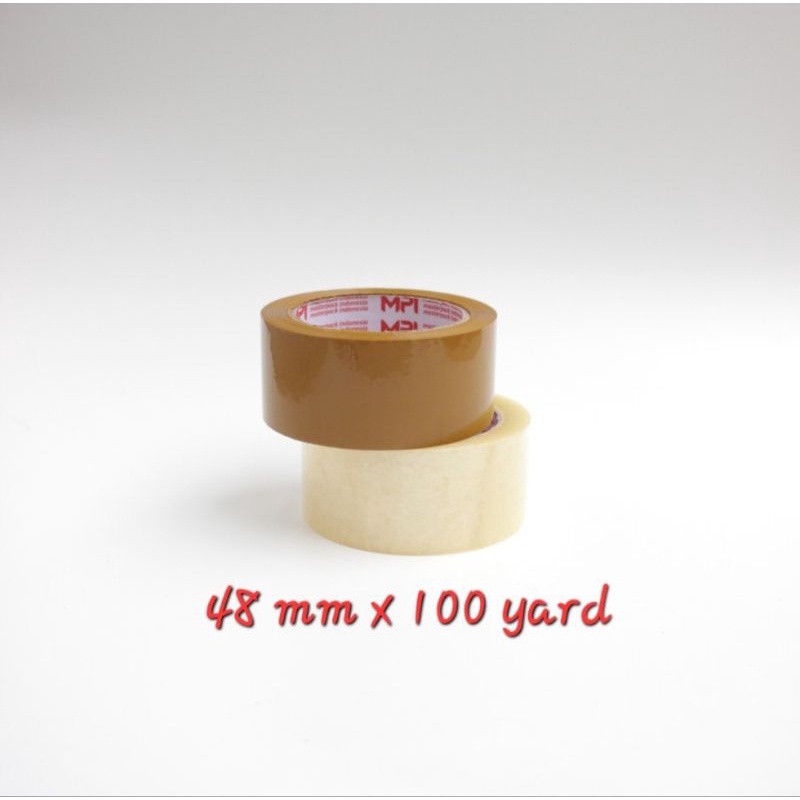 Jual Lakban Coklat - Isolasi Bening 48mm x 100 yard Kualitas Daimaru / Lakban 2 Inch 48 mm ...
