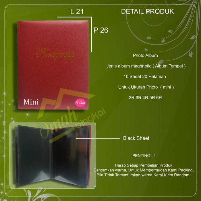 Jual Album Photo Magnetik 2R - 6R isi 10 Sheet (26x21cm) | Shopee Indonesia