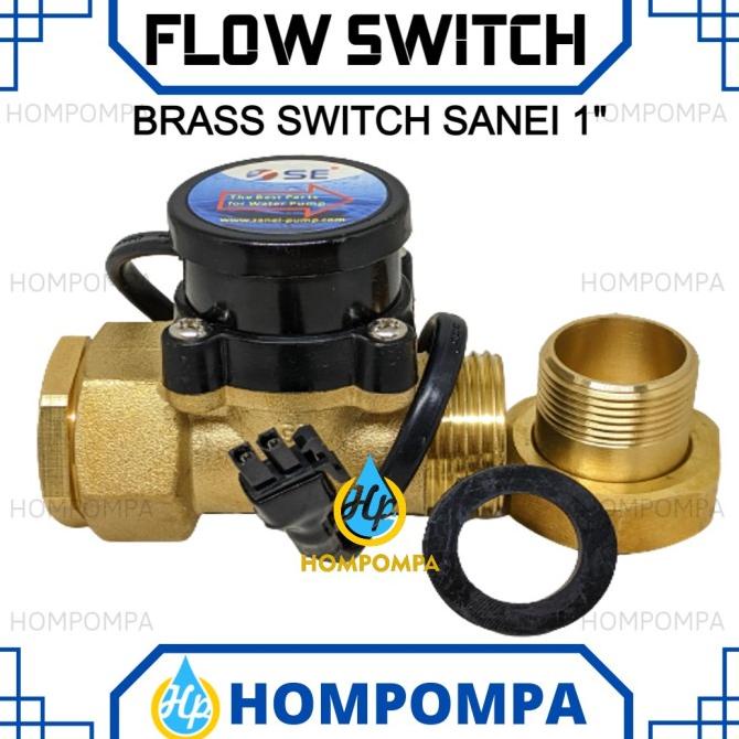 Jual Flow Switch 1" Inch San-Ei Original - Otomatis Pompa Dorong Booster | Shopee Indonesia