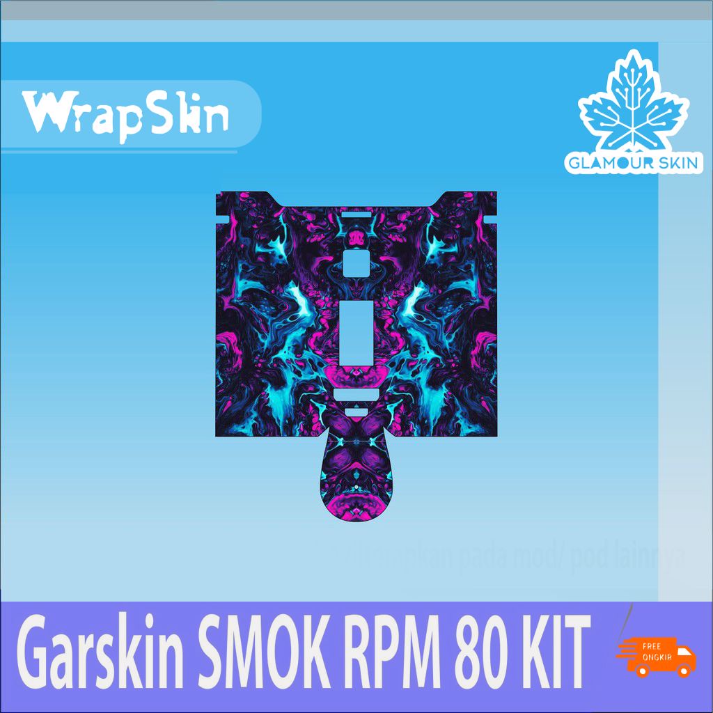 Jual Premium Smok RPM 80 KIT VAPOR/MOD/POD Garskin skin Wrap Custom ...