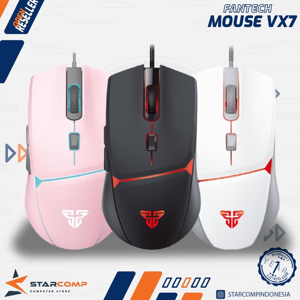 Jual Fantech Gaming Mouse VX7 Button Gaming Mouse 8000 DPI VX 7 ...