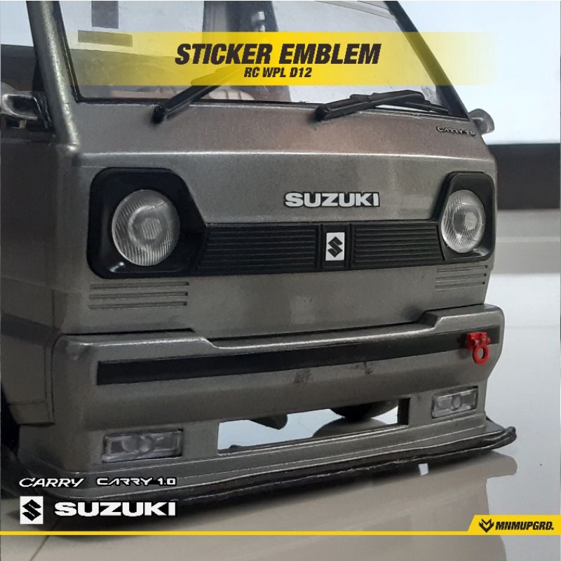 Jual Sticker RC emblem logo suzuki carry RC WPL D12 1/10 | Shopee Indonesia