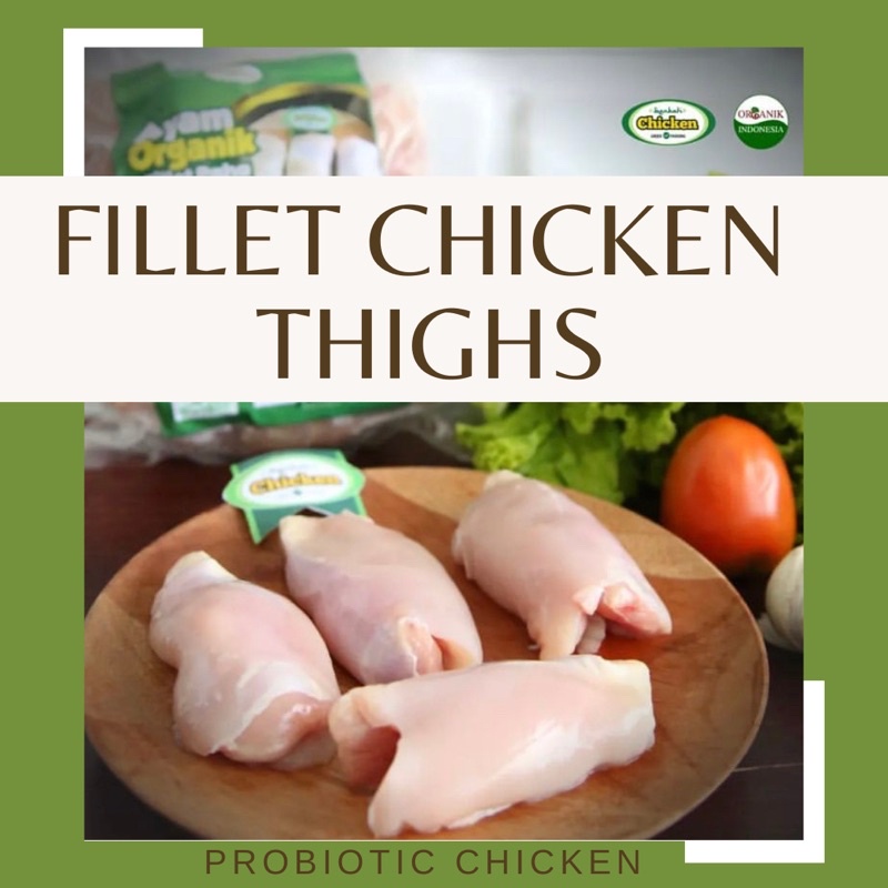 Jual Fillet Paha Ayam (chicken thighs fillet) Berkah Chicken Organic ...