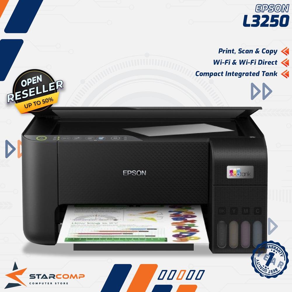 Jual Printer EPSON EcoTank L3250 A4 All in One-EPSON L 3250 Ink Tank WiFi | Shopee Indonesia
