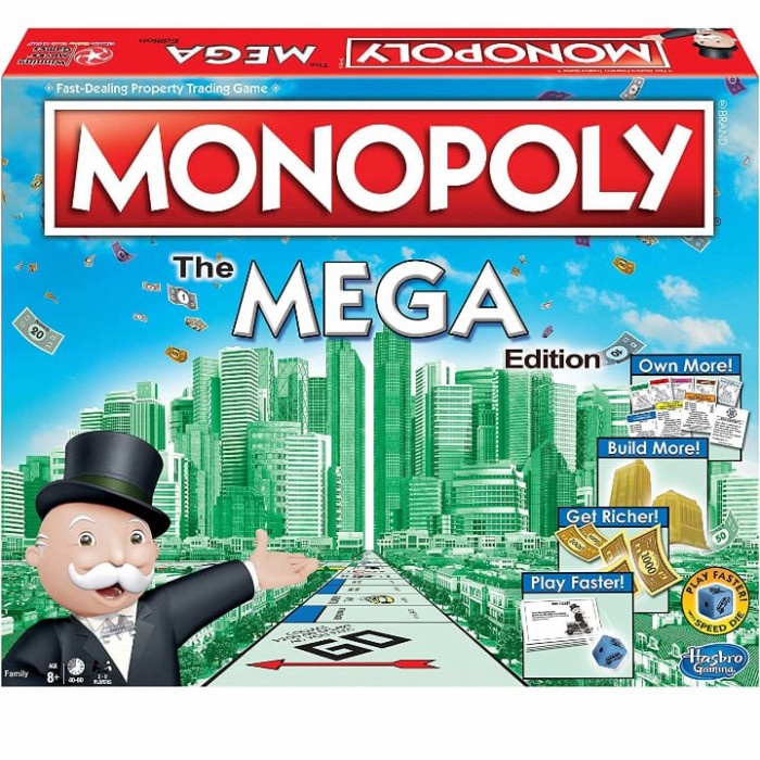 Jual Monopoly The Mega Edition Game / Monopoly Mega Edition Board Game ...