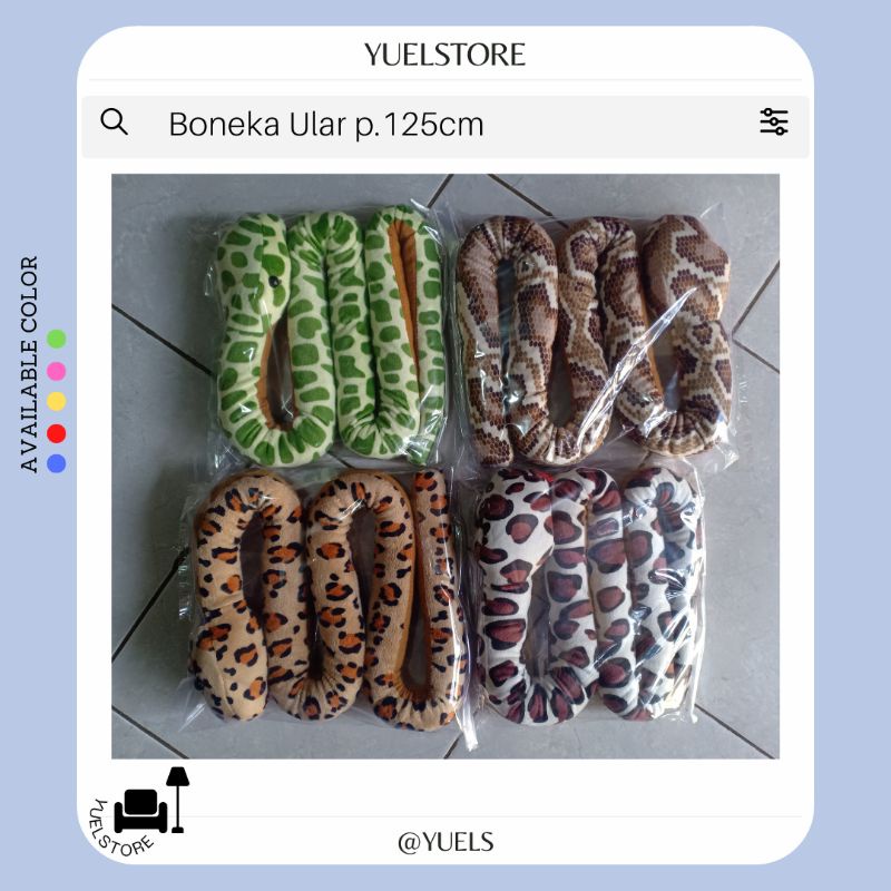 Jual PROMO MURAH!! BONEKA ULAR MAINAN BONEKA ULAR BAHAN LEMBUT PANJANG ...