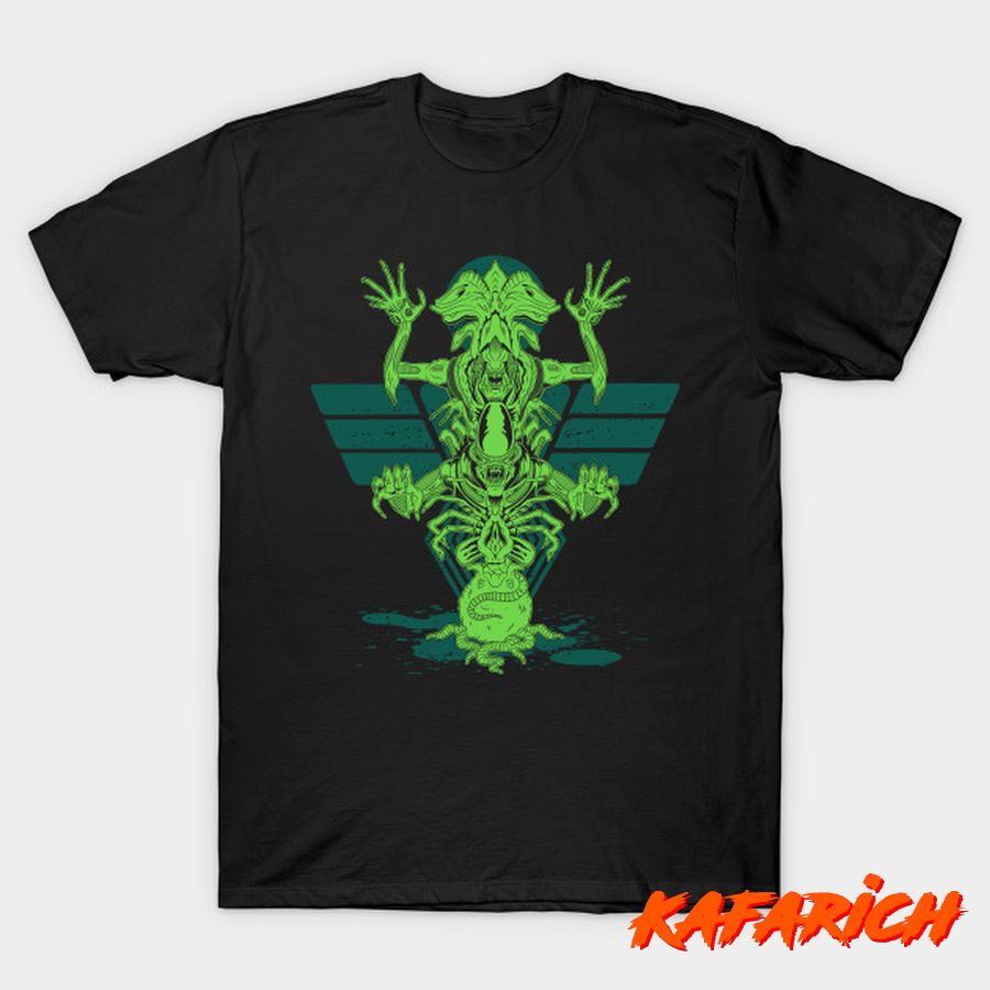 Jual Kaos Custom Popular Xeno Totem Alien Aliens Totem Pole Xenomorph ...